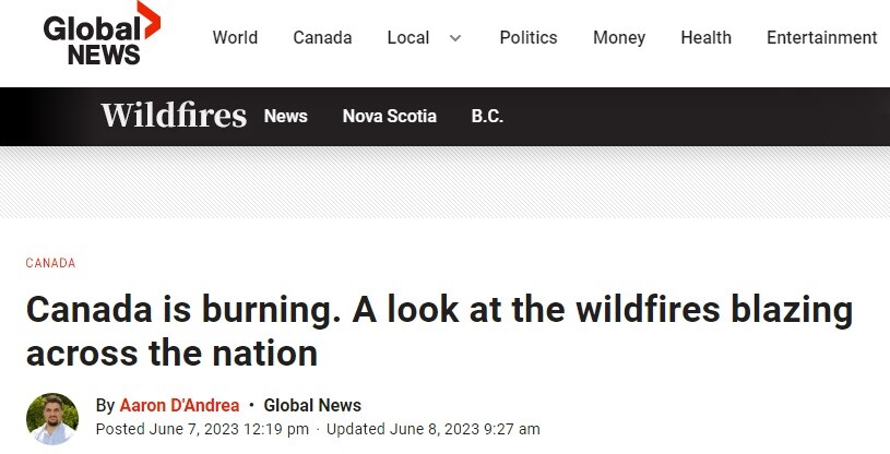 “Burn, Canada, Burn” - Contrário